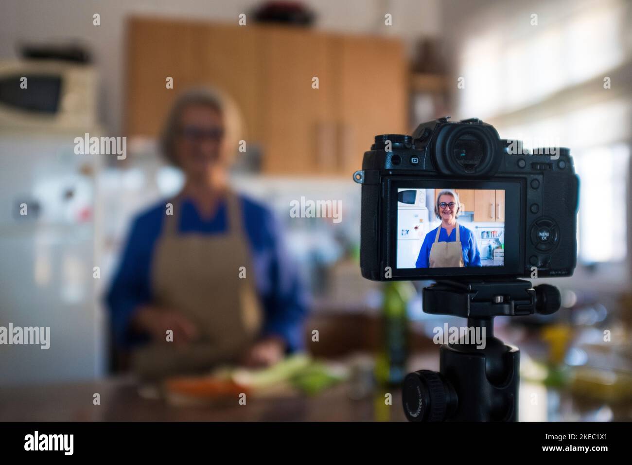 Youtuber senior hi-res stock photography and images - Alamy