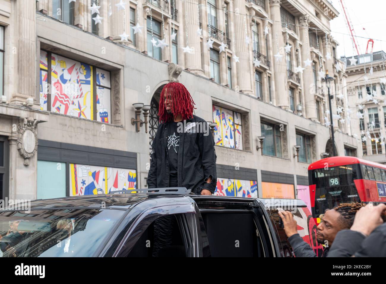 Rapper stops traffic oxford street hi-res stock photography and images ...