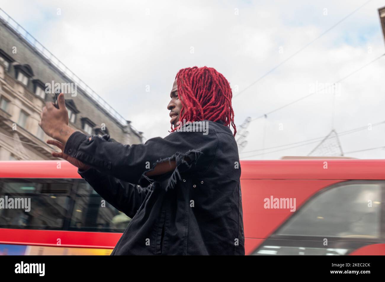 Rapper stops traffic oxford street hi-res stock photography and images ...