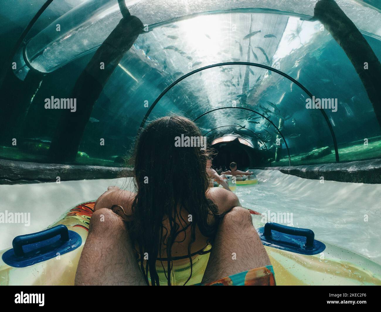 Water slide tunnel hi-res stock photography and images - Alamy