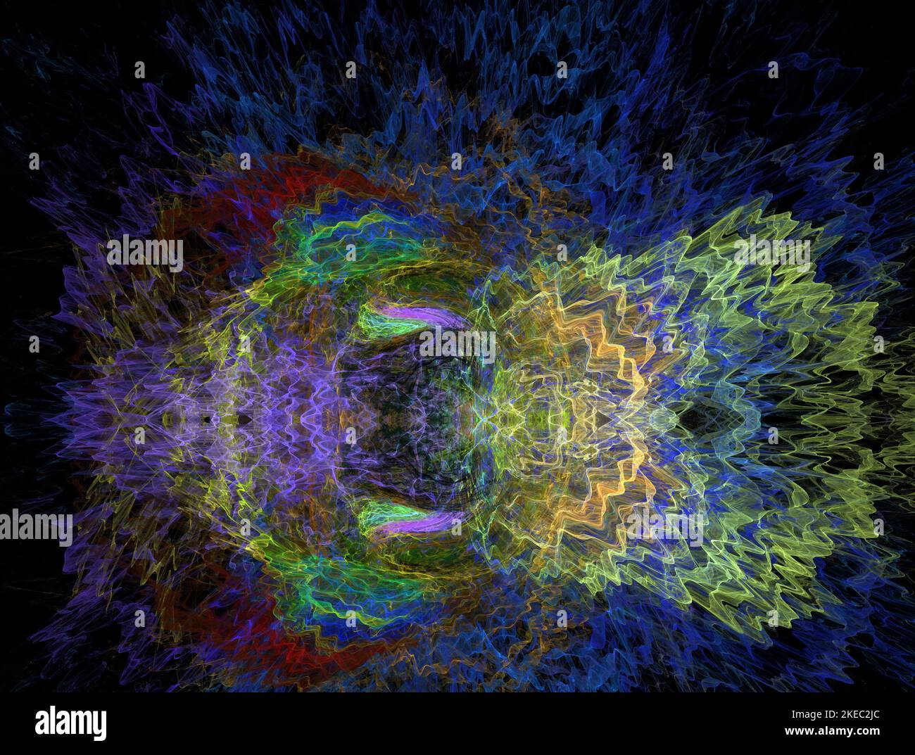 Imaginatory lush fractal texture image abstract background Stock Photo ...