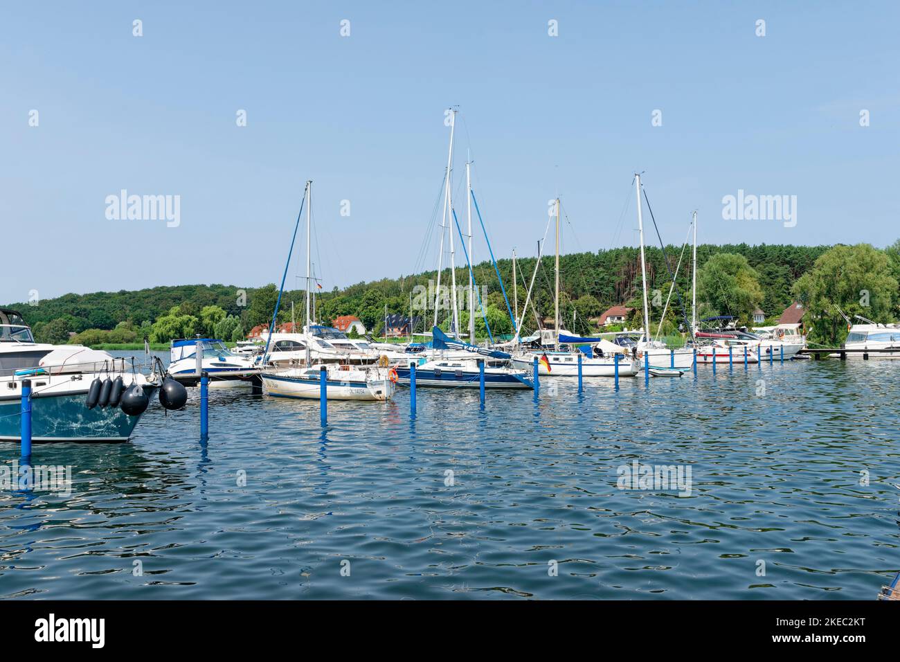 Sellin marina, Rügen, Mecklenburg-Western Pomerania, Germany, Europe ...