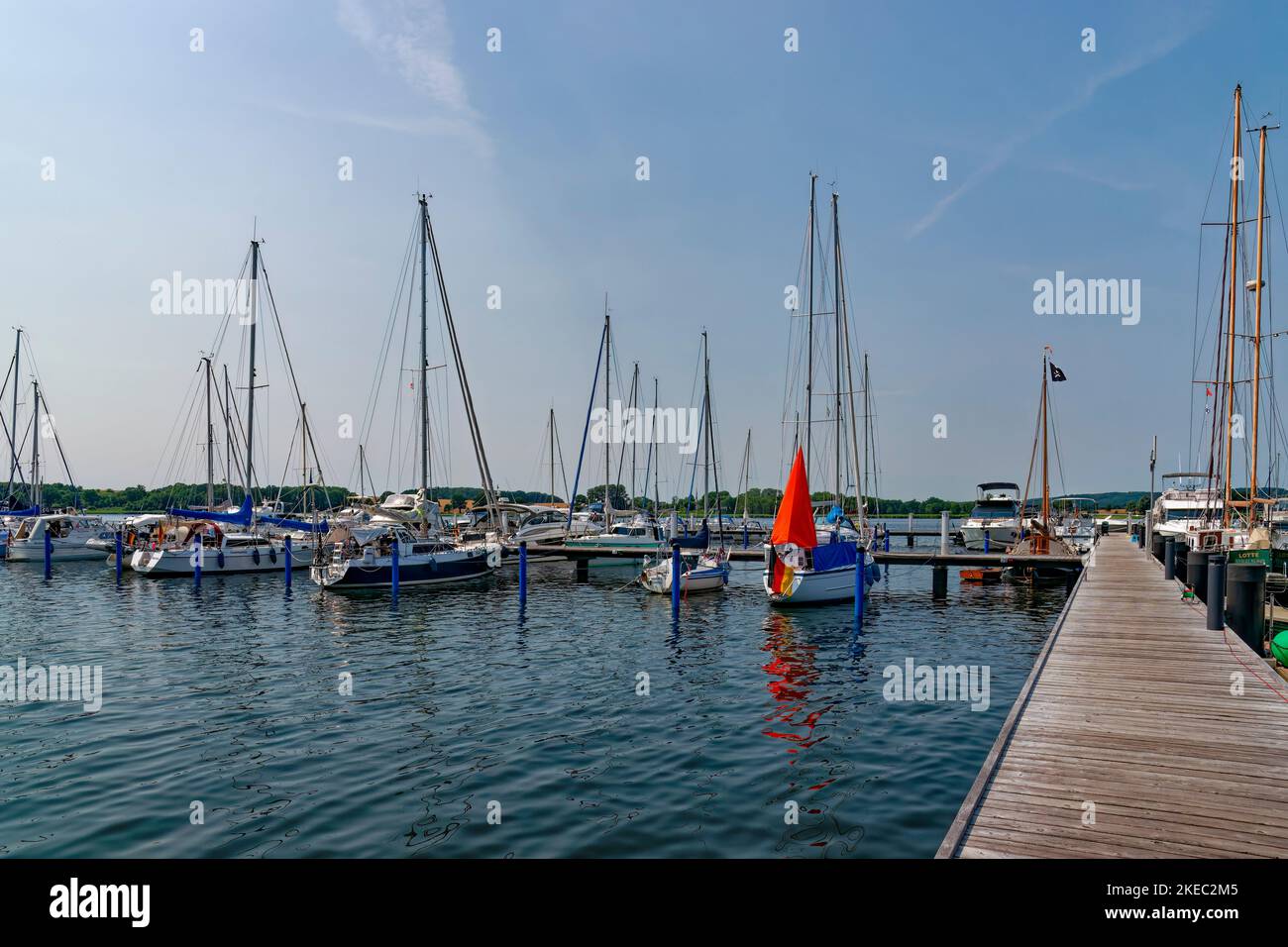 Sellin marina, Rügen, Mecklenburg-Western Pomerania, Germany, Europe ...