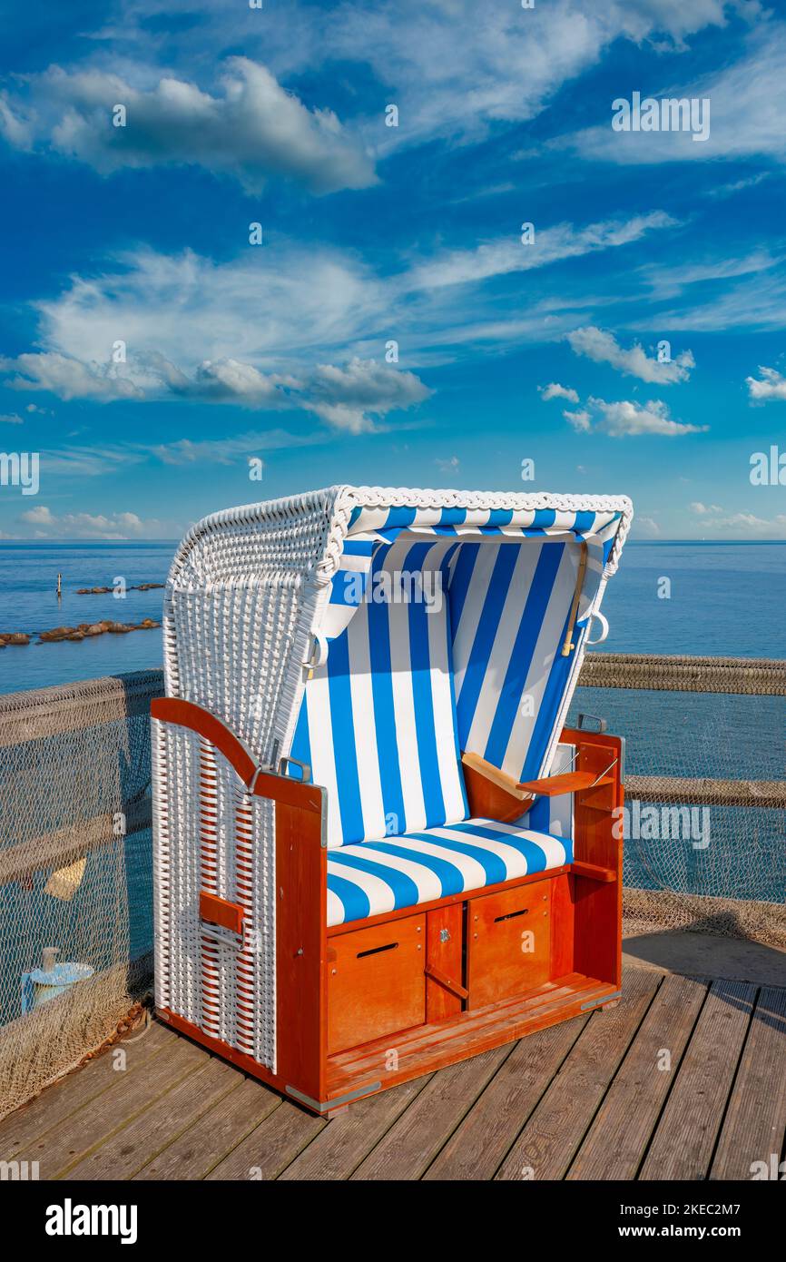 Sea bridge in Ostseebad Sellin, Rügen, Meklenburg-Vorpommern, Germany ...