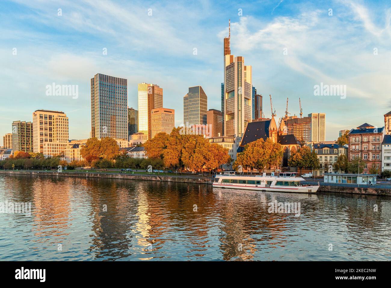 Frankfurt Am Main Germany October 17th 2022 Beautiful View To