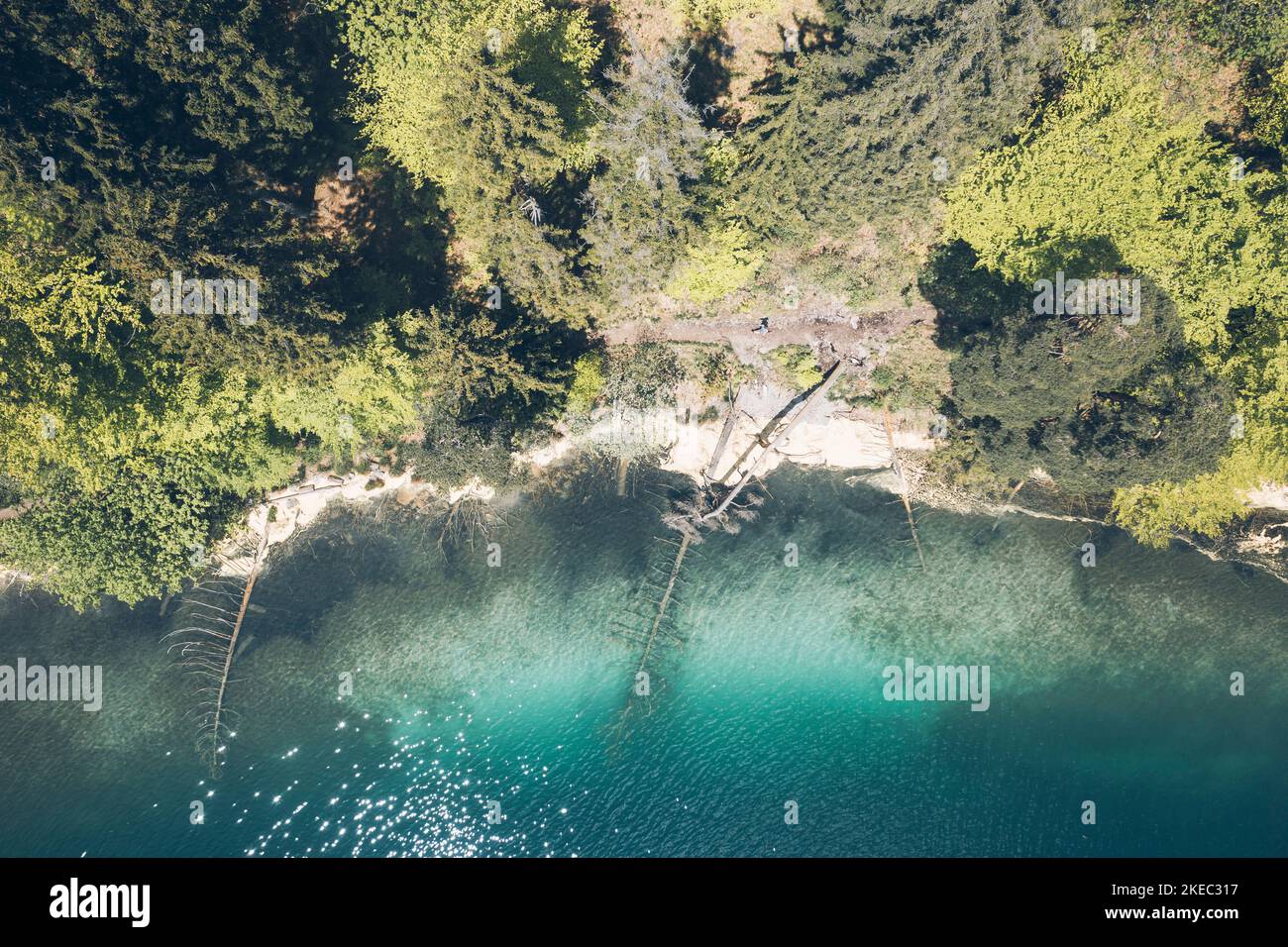 Aerial image drone lake hi-res stock photography and images - Alamy