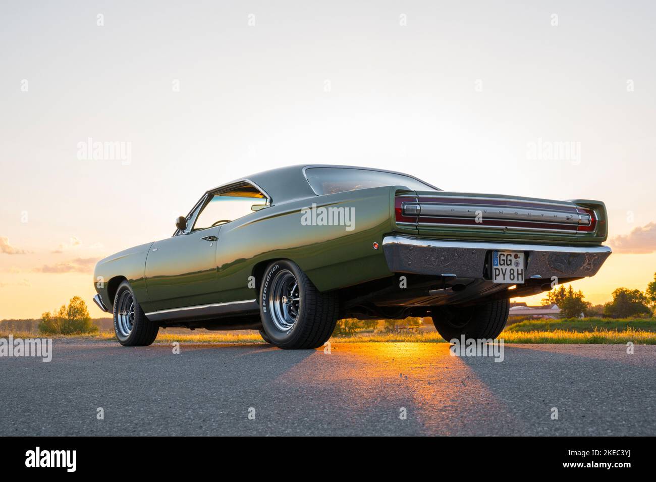 Plymouth Road Runner, year 1968, muscle car, vintage car, classic car ...