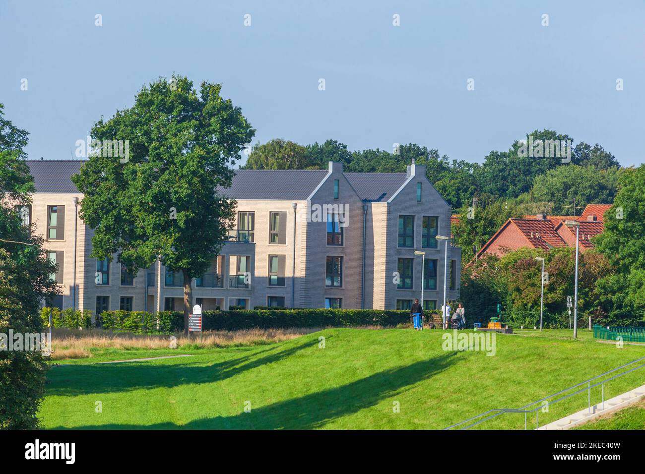 Clinic, North Sea resort Dangast, Varel-Dangast, Lower Saxony, Germany ...