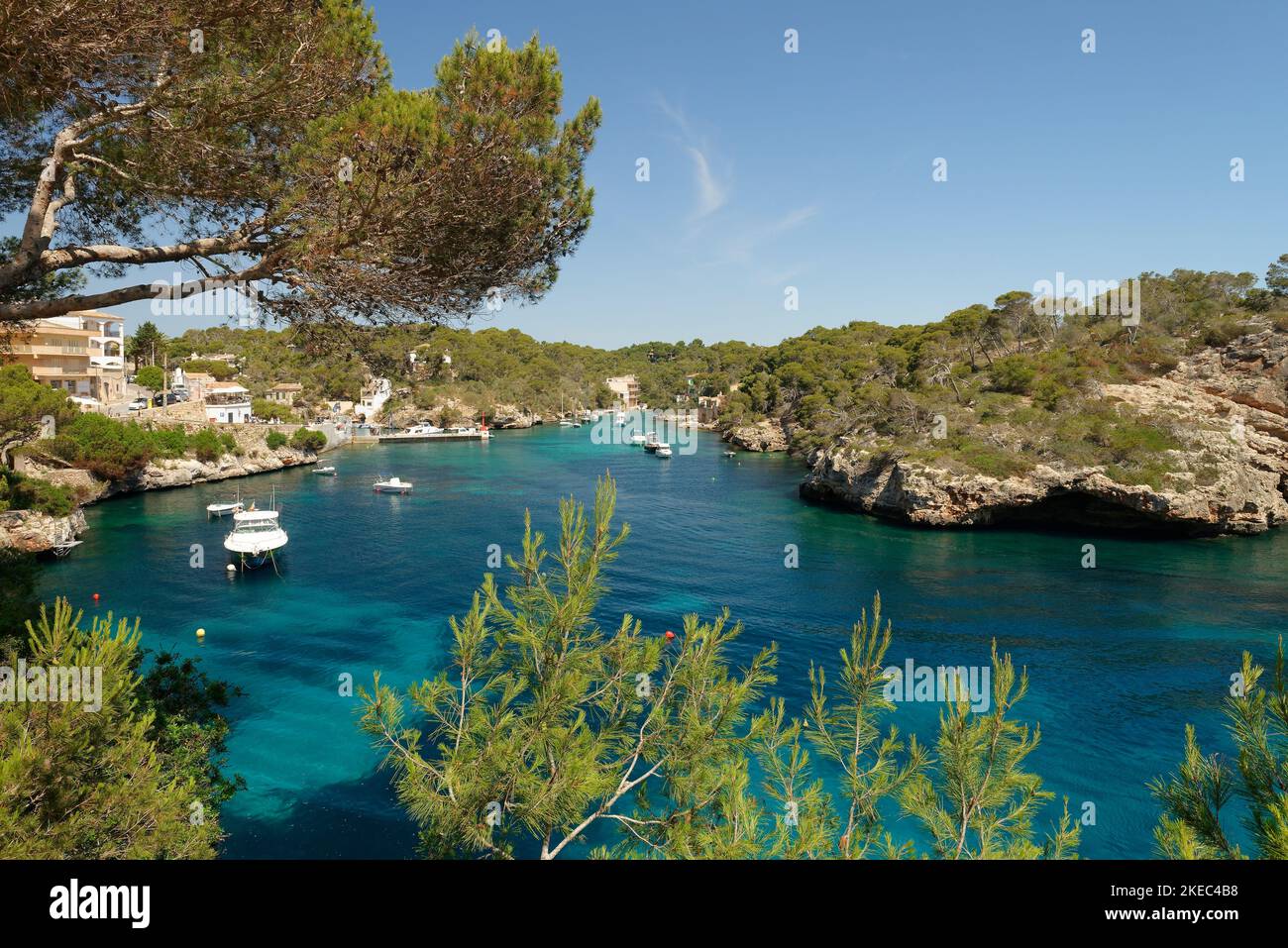 Cala Figuera Bay, Mallorca, Mediterranean Sea, Balearic Islands, Spain ...