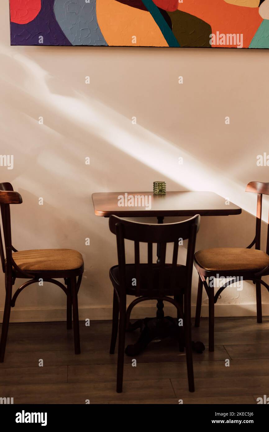 Conference table aerial view hi-res stock photography and images - Alamy