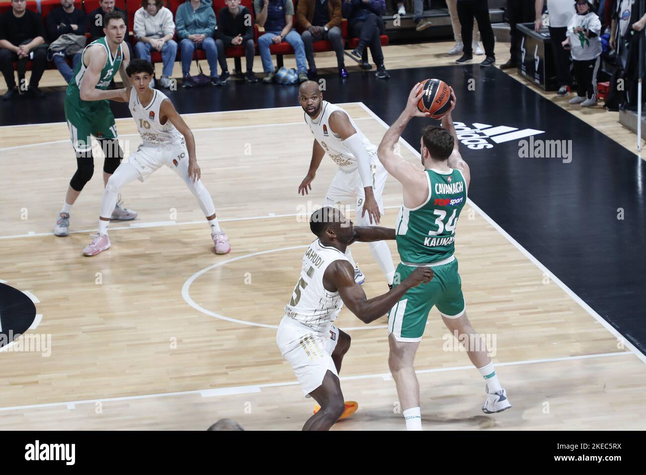 November 10, 2022, Rome, France: Tyles CAVANAUGH of Zalgiris Kaunas and ...