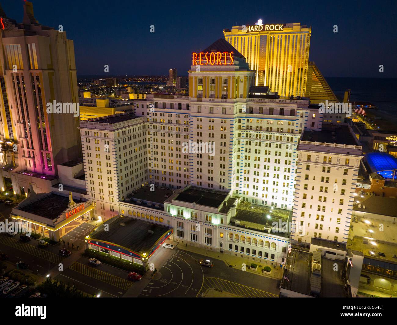 Atlantic city boardwalk and night hi-res stock photography and images ...