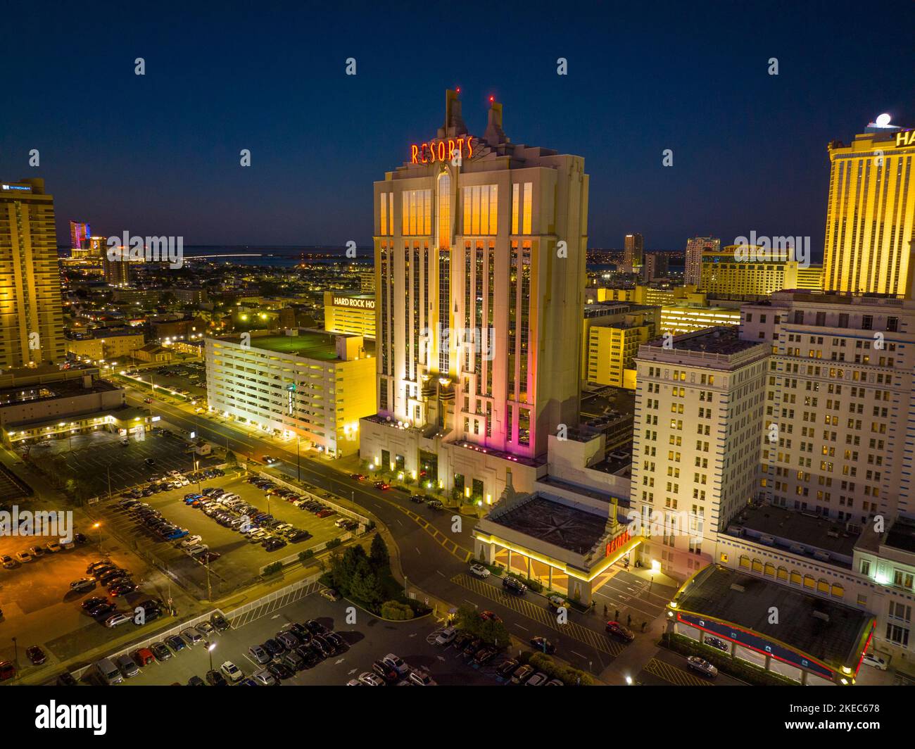 Atlantic city boardwalk and night hi-res stock photography and images ...