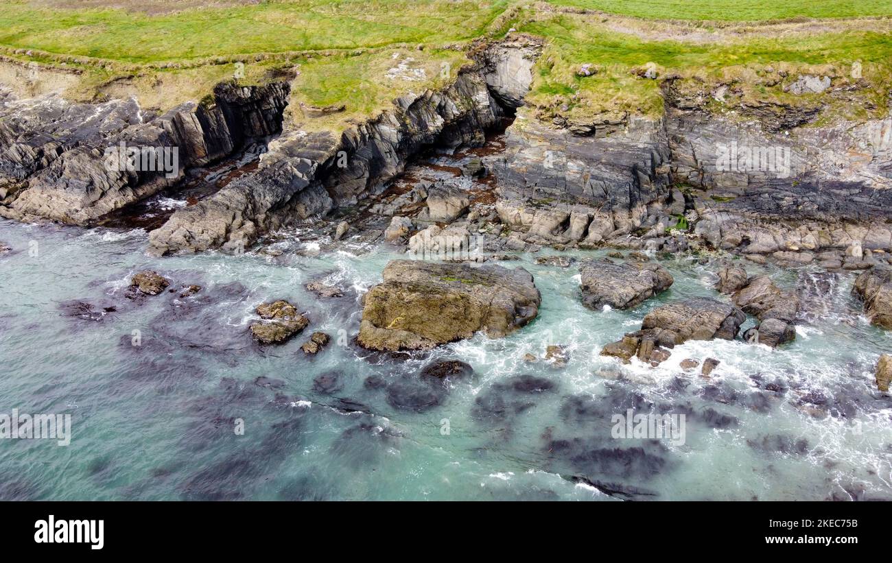 Aerial photo. View from above. Drone point of view. Landscapes on the ...