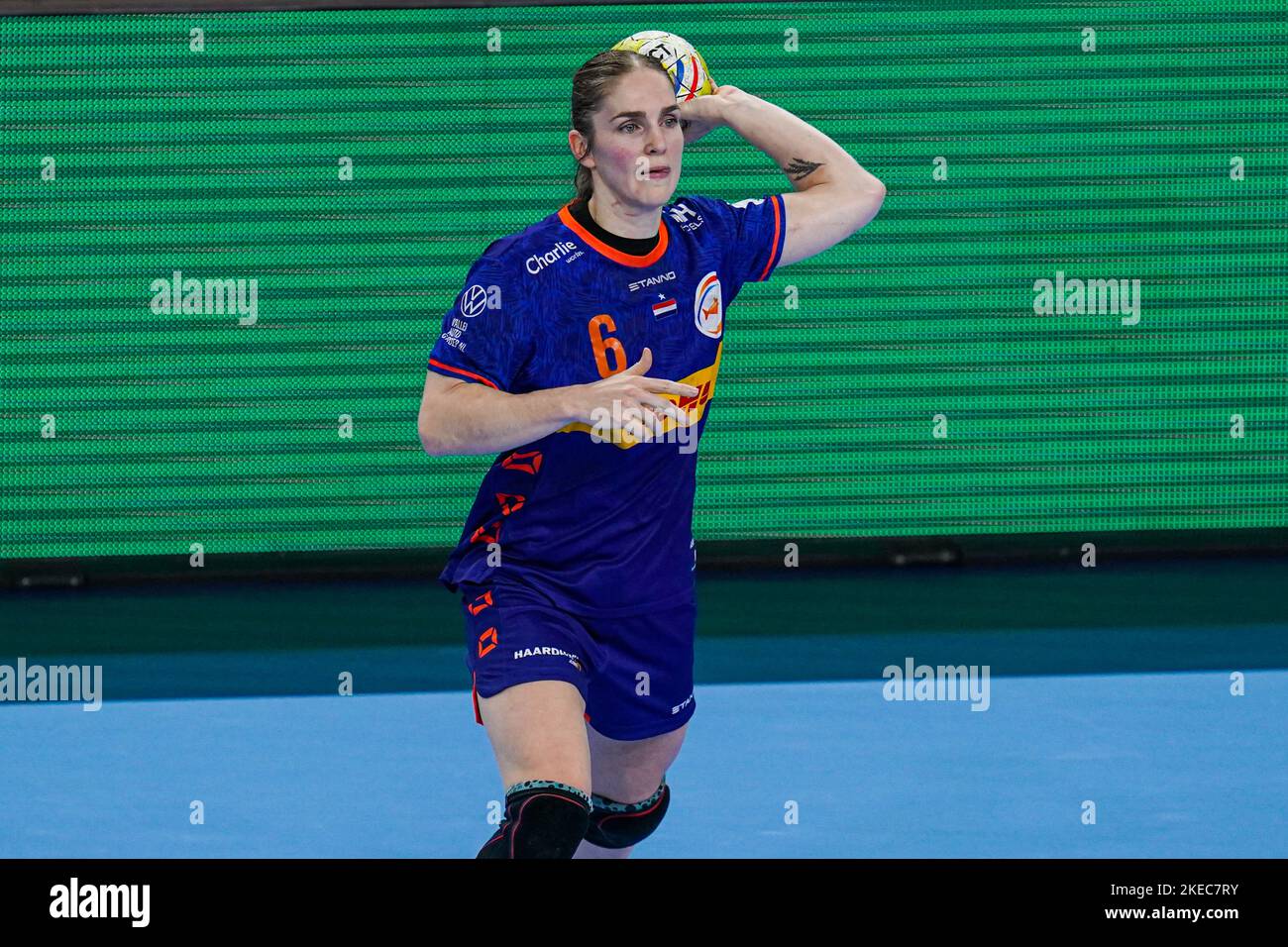 SKOPJE, MACEDONIA - NOVEMBER 11: Laura van der Heijden of the ...