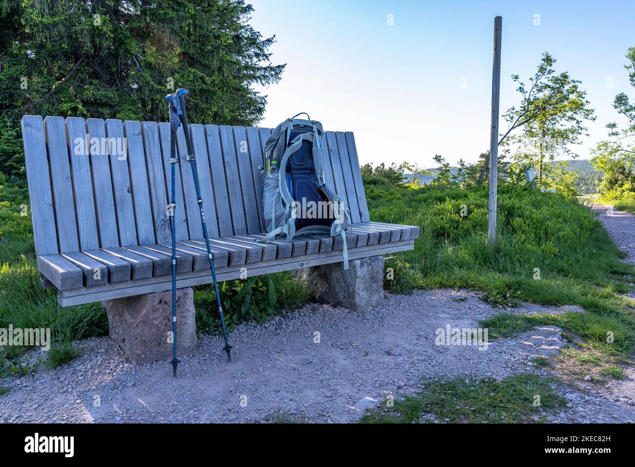 Hiking black forest sticks hi-res stock photography and images - Alamy