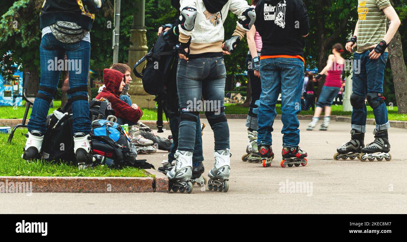 Roller blades hi-res stock photography and images - Alamy