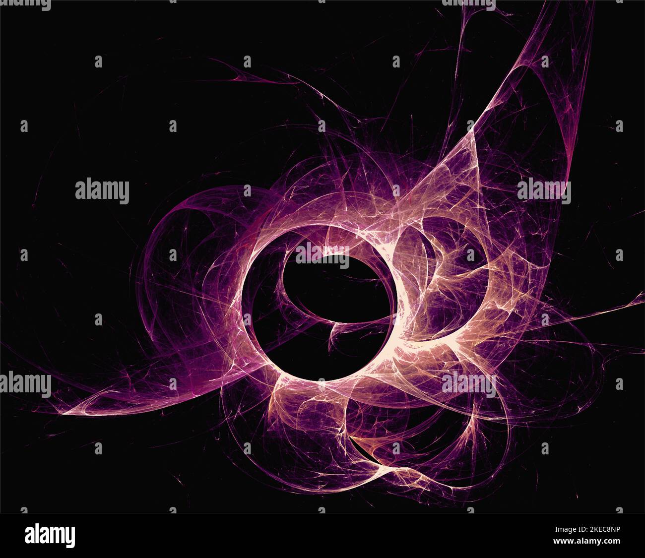 fantasy space illustration of a purple planet in deep space, wallpaper ...
