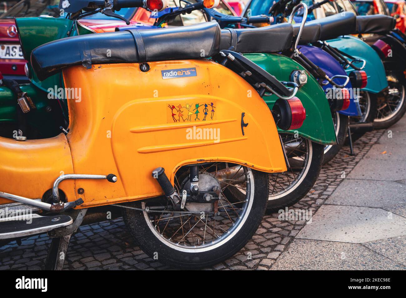 Simson swallow, moped, Berlin, capital, metropolis, big city, Germany ...