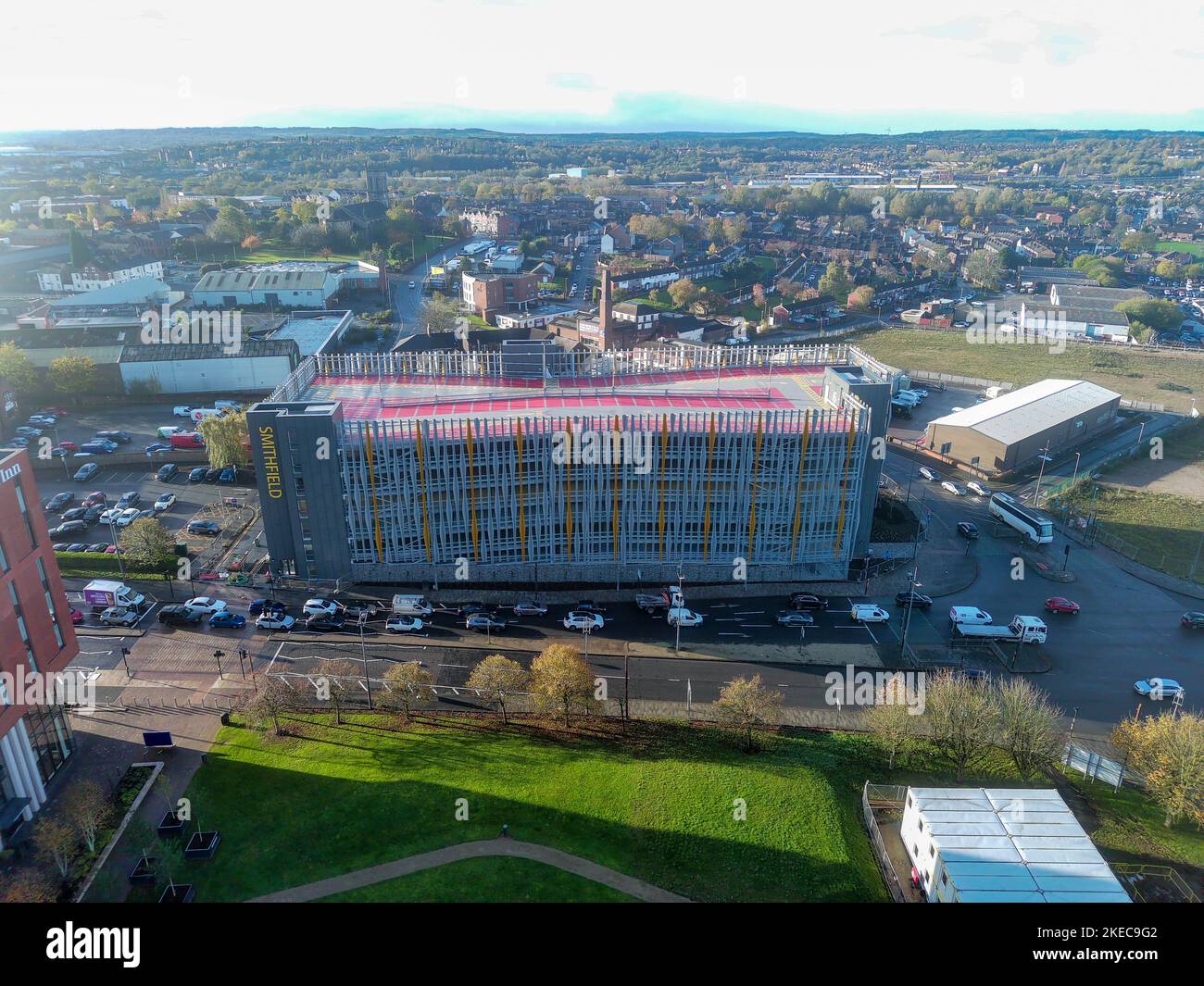Random Drone Shots aerial Images From Stoke-On-Trent Stock Photo - Alamy
