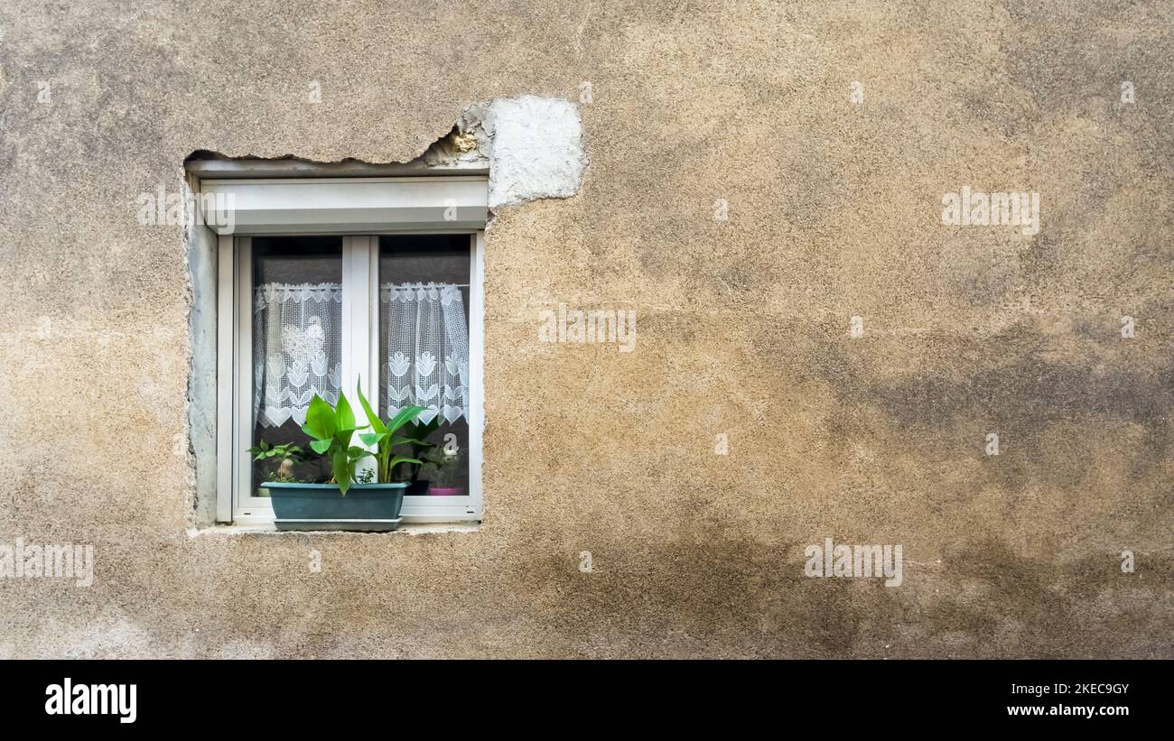 Single window in moussan Stock Photo - Alamy
