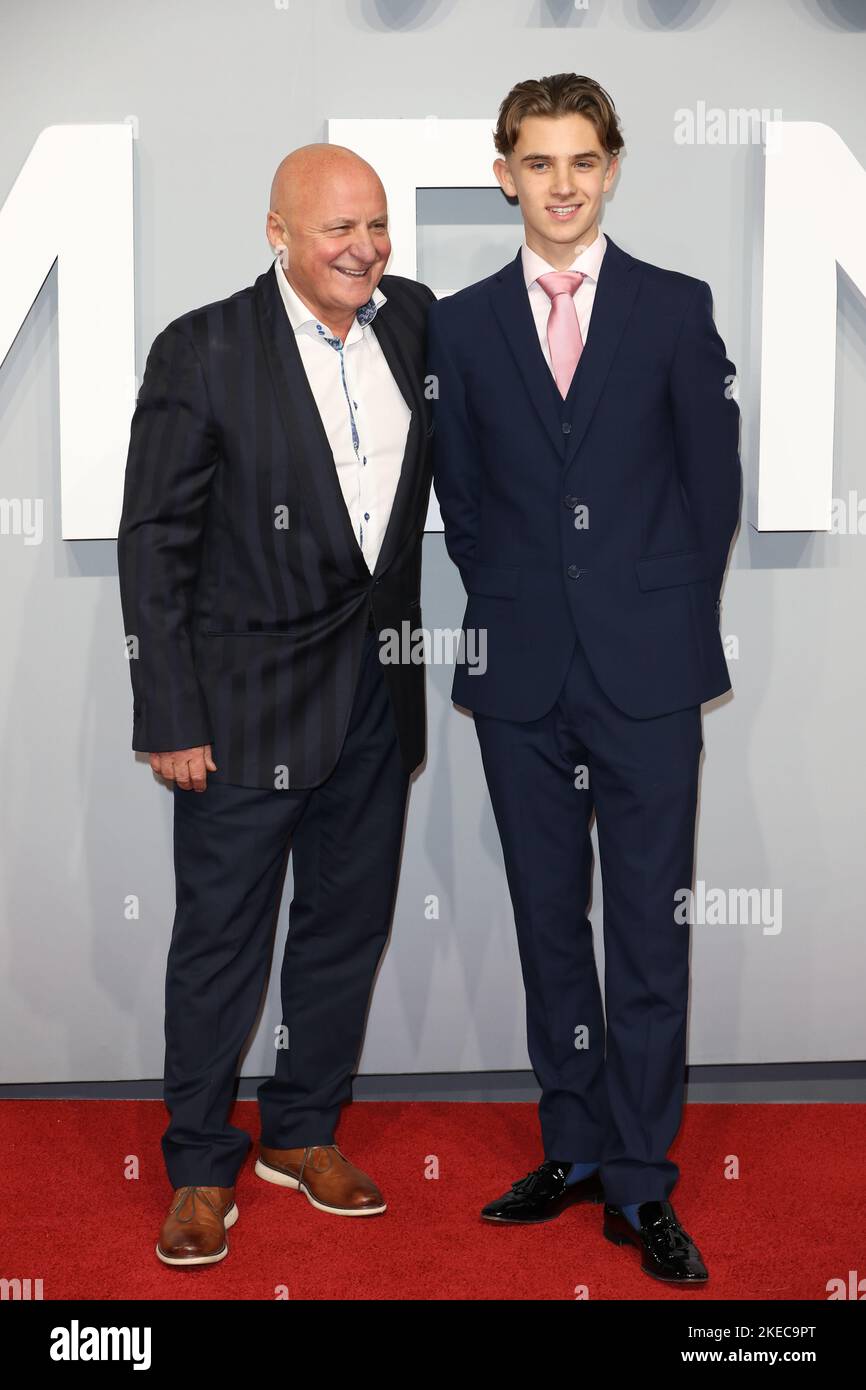Aldo Zilli and Rocco Zilli attend the UK Premiere of "The Menu" at BFI ...