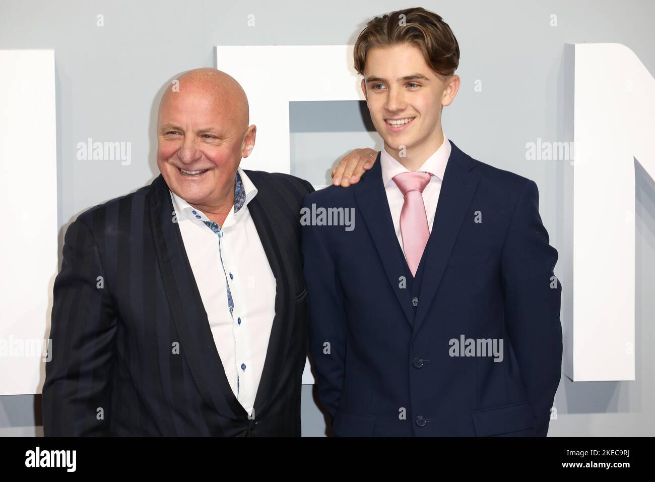 Aldo Zilli and Rocco Zilli attend the UK Premiere of "The Menu" at BFI ...