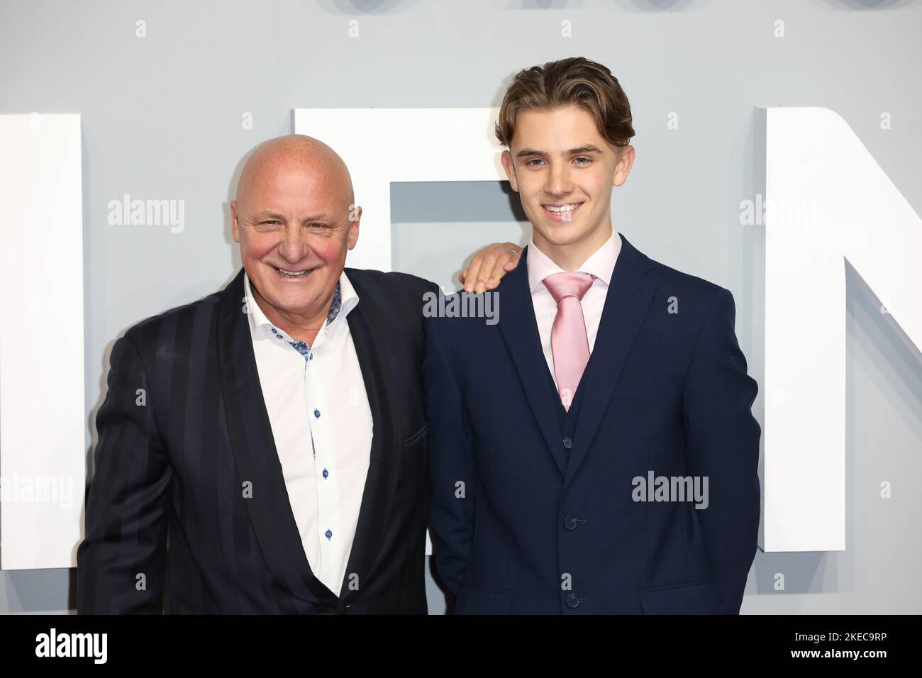 Aldo Zilli and Rocco Zilli attend the UK Premiere of "The Menu" at BFI ...
