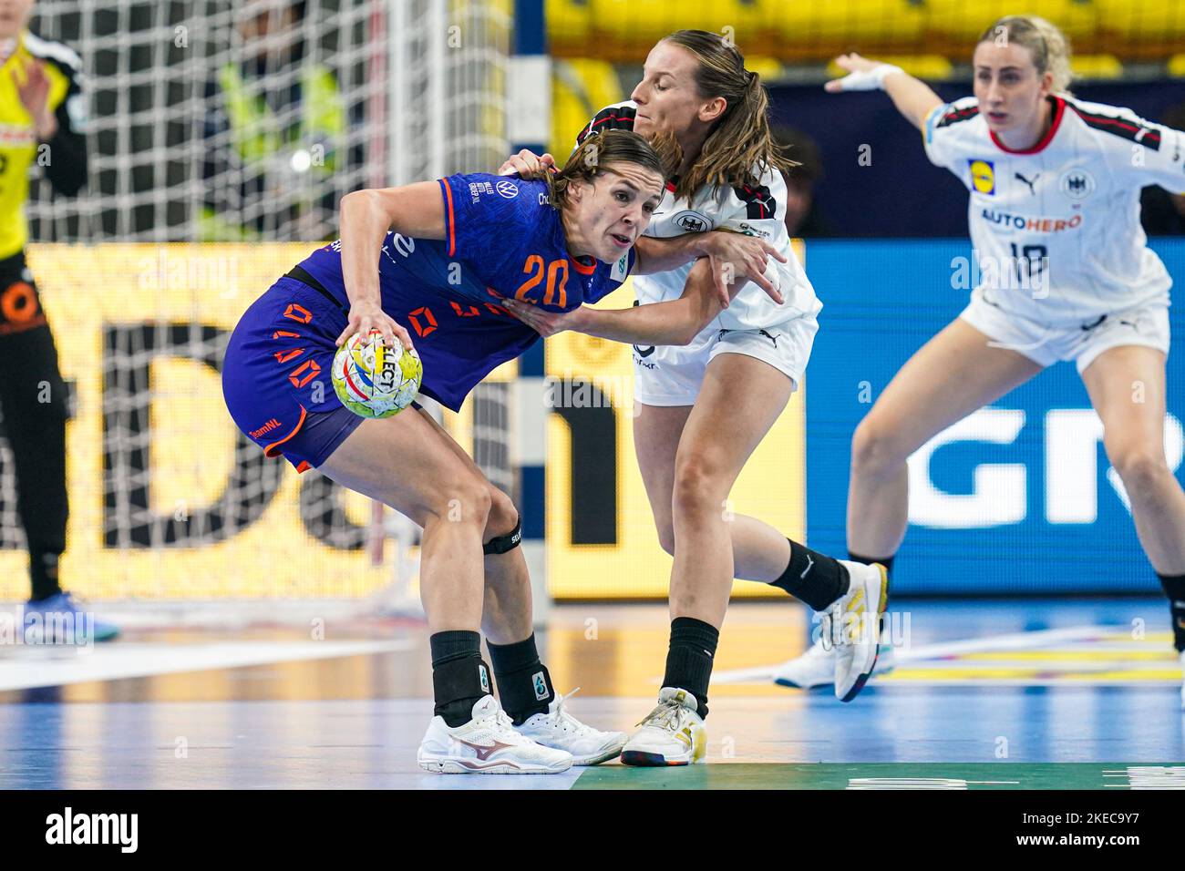 SKOPJE, MACEDONIA - NOVEMBER 11: Inger Smits of the Netherlands during ...