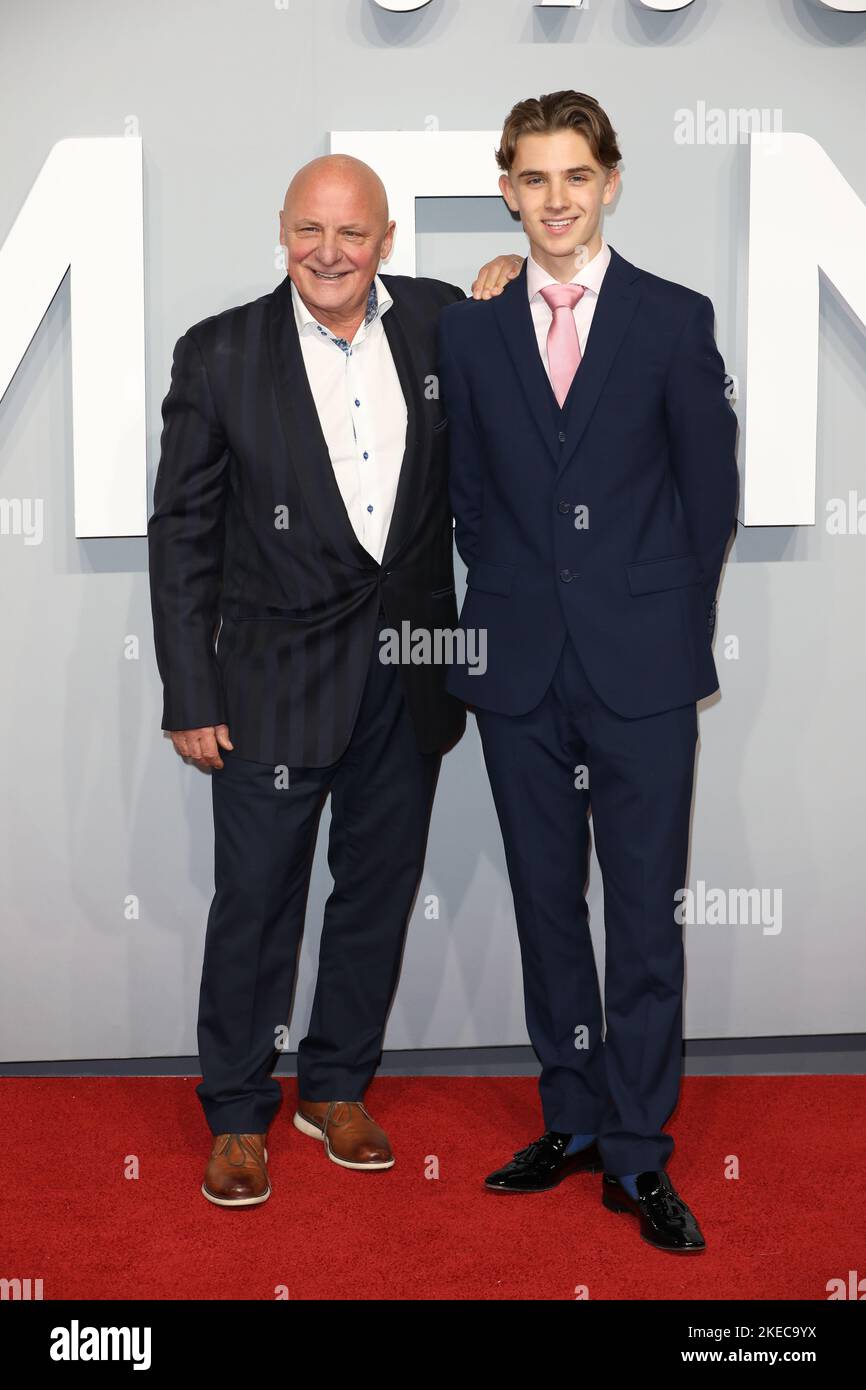 Aldo Zilli and Rocco Zilli attend the UK Premiere of "The Menu" at BFI ...