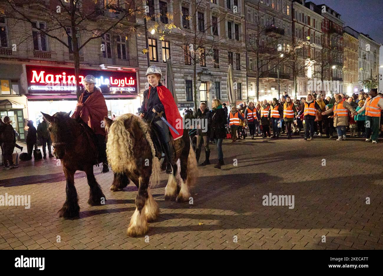 Hamburg, Germany. 11th Nov, 2022. The schoolgirls Jenny (l) as "St ...