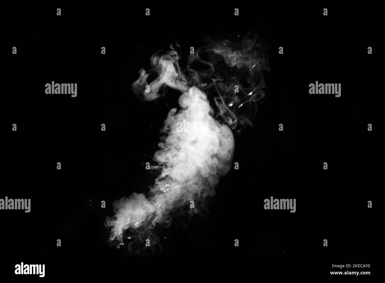 movement of smoke on black background, smoke background, abstract smoke ...