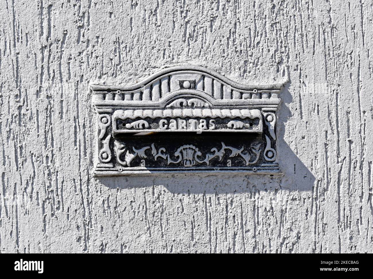 Typical mail box on wall in Teresopolis, Rio de Janeiro, Brazil Stock ...