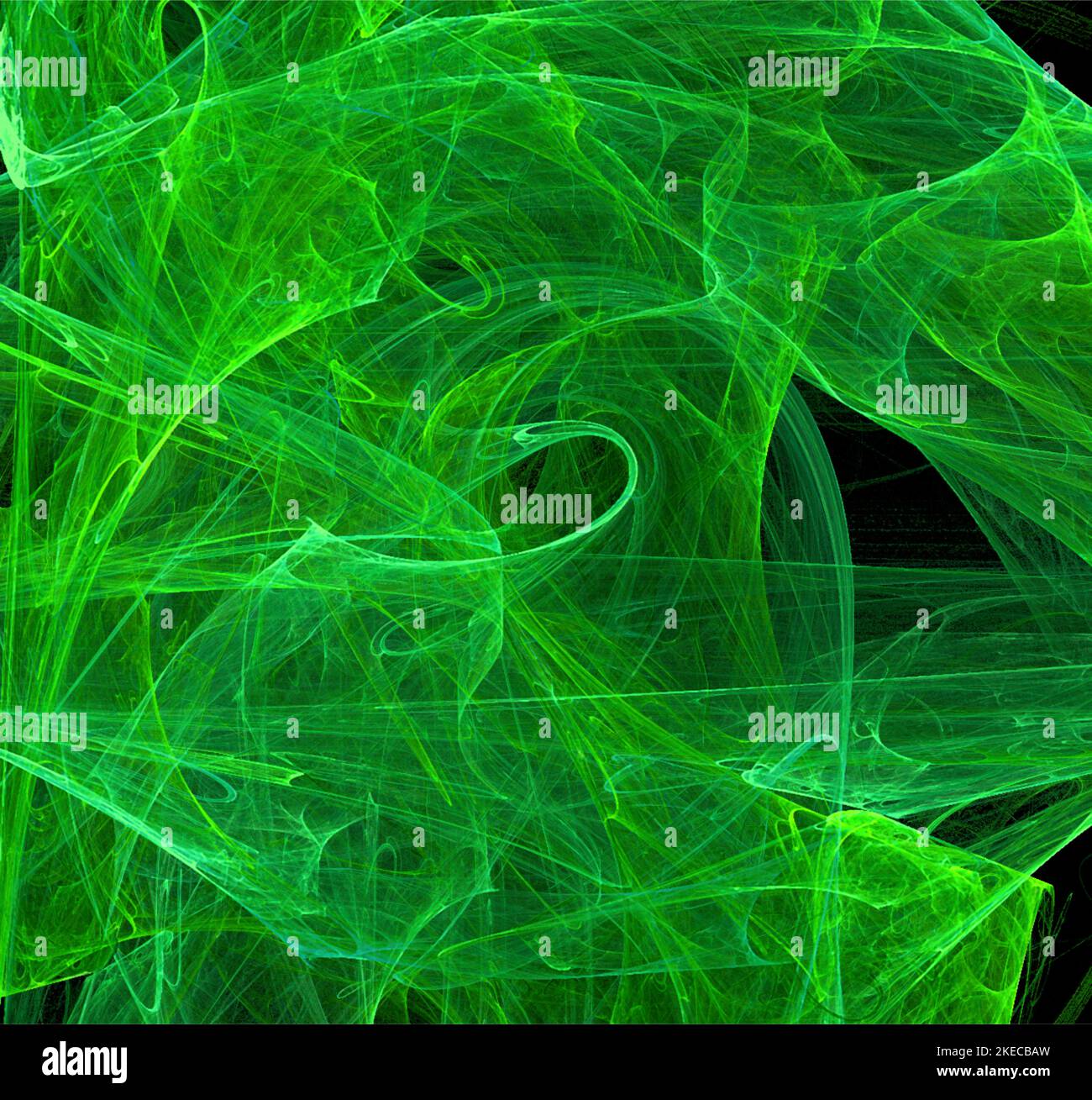 abstract green glowing pattern on black background, design, wallpaper ...