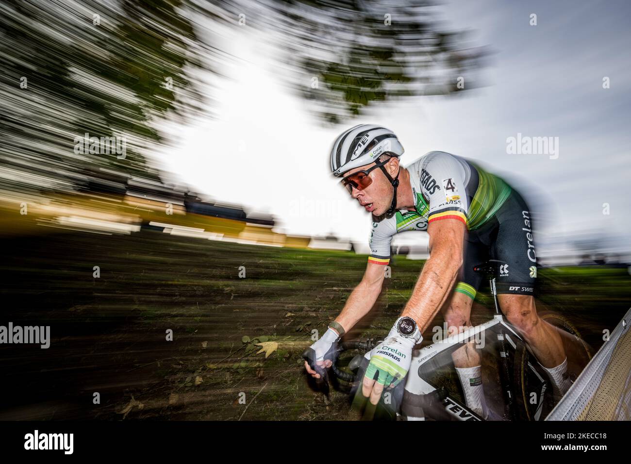 Belgian Laurens Sweeck pictured in action during the men's elite race ...