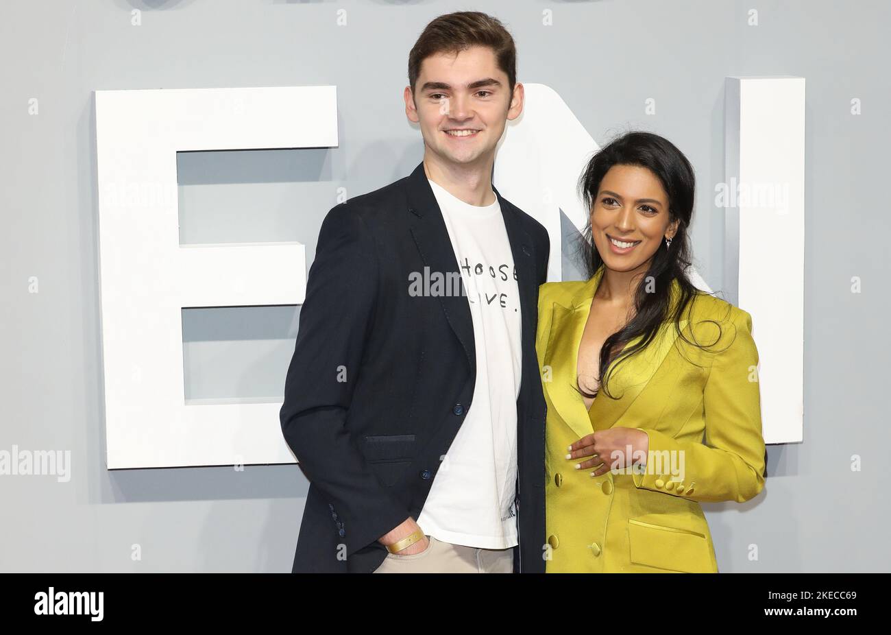 Henry Bird and Crystelle Pereira attend the UK Premiere of "The Menu ...