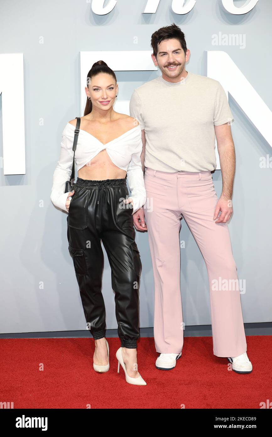 Scott McGlynn and April Banbury attend the UK Premiere of "The Menu" at ...