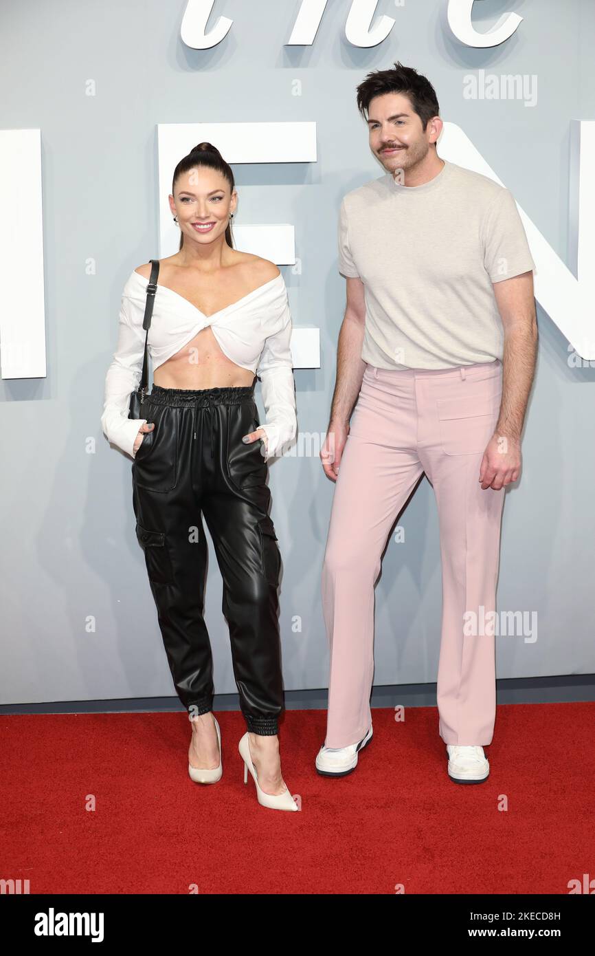 Scott McGlynn and April Banbury attend the UK Premiere of "The Menu" at ...