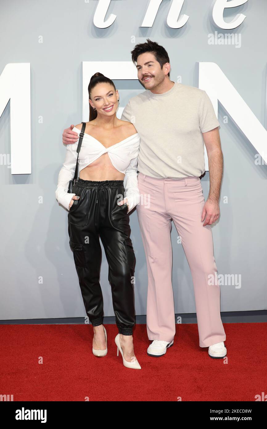 Scott McGlynn and April Banbury attend the UK Premiere of "The Menu" at ...