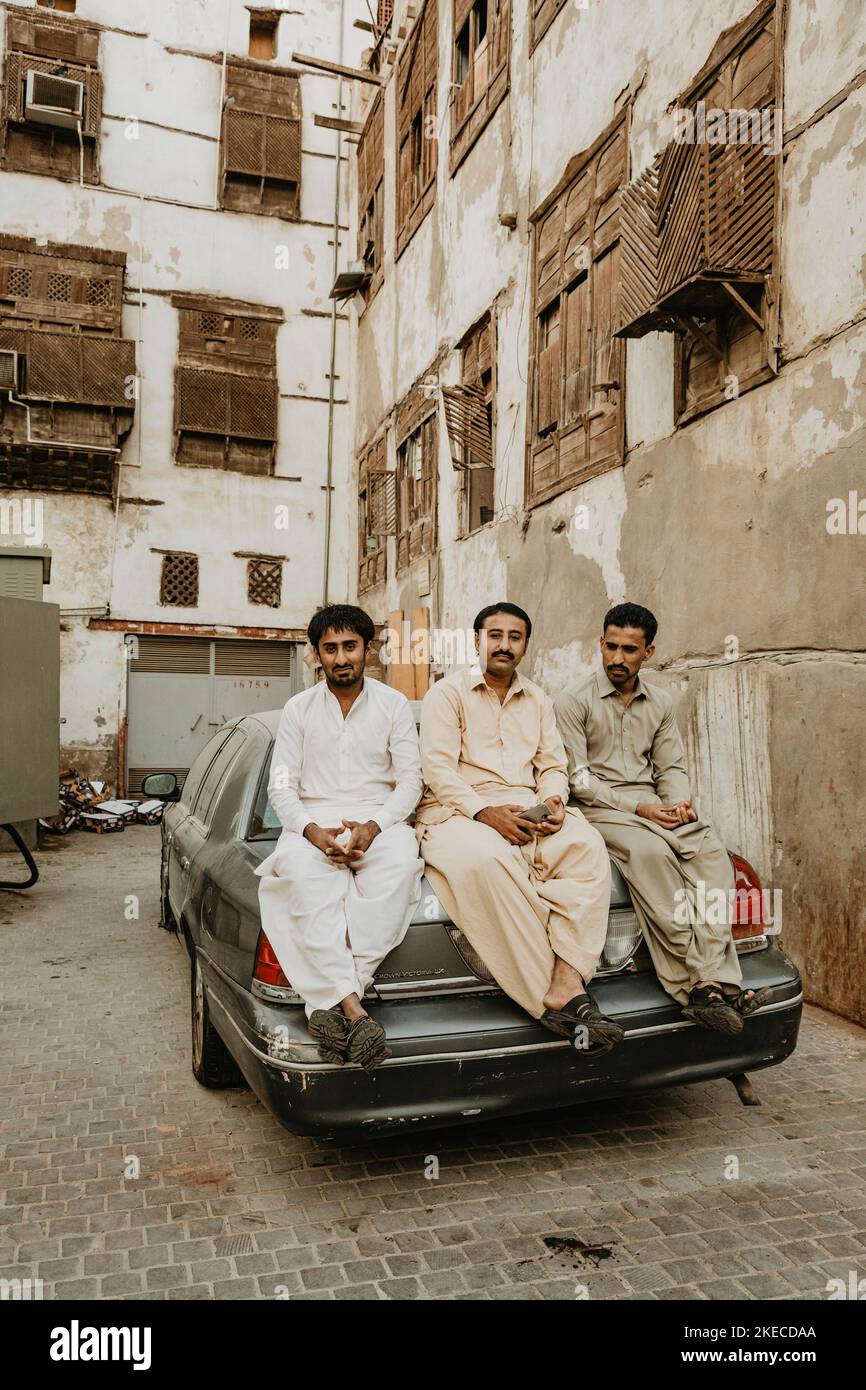 Saudi Arabia, Mecca province, Jeddah/Jeddah, downtown, residential ...