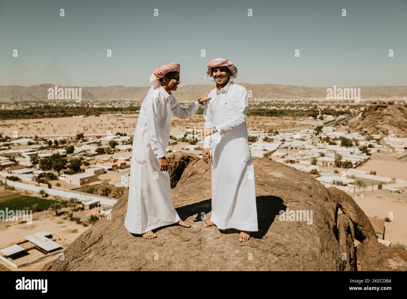 Saudi Arabia, Najran province, Najran, rocks, Arabs, greeting Stock ...