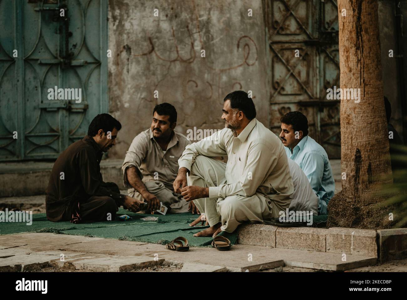 Saudi Arabia, Mecca province, Jeddah/Jeddah, men, sitting Stock Photo ...