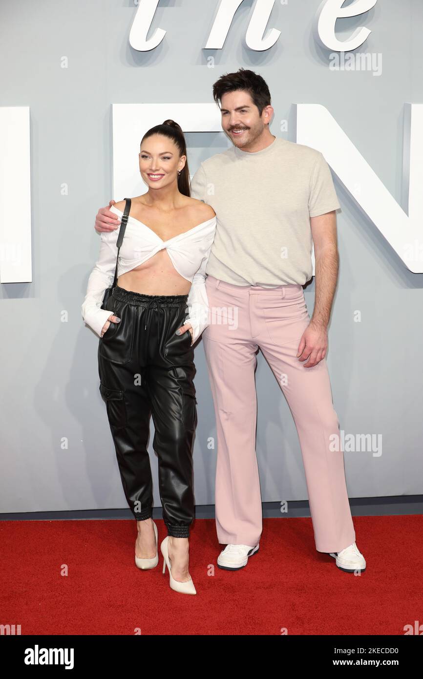 Scott McGlynn and April Banbury attend the UK Premiere of "The Menu" at ...