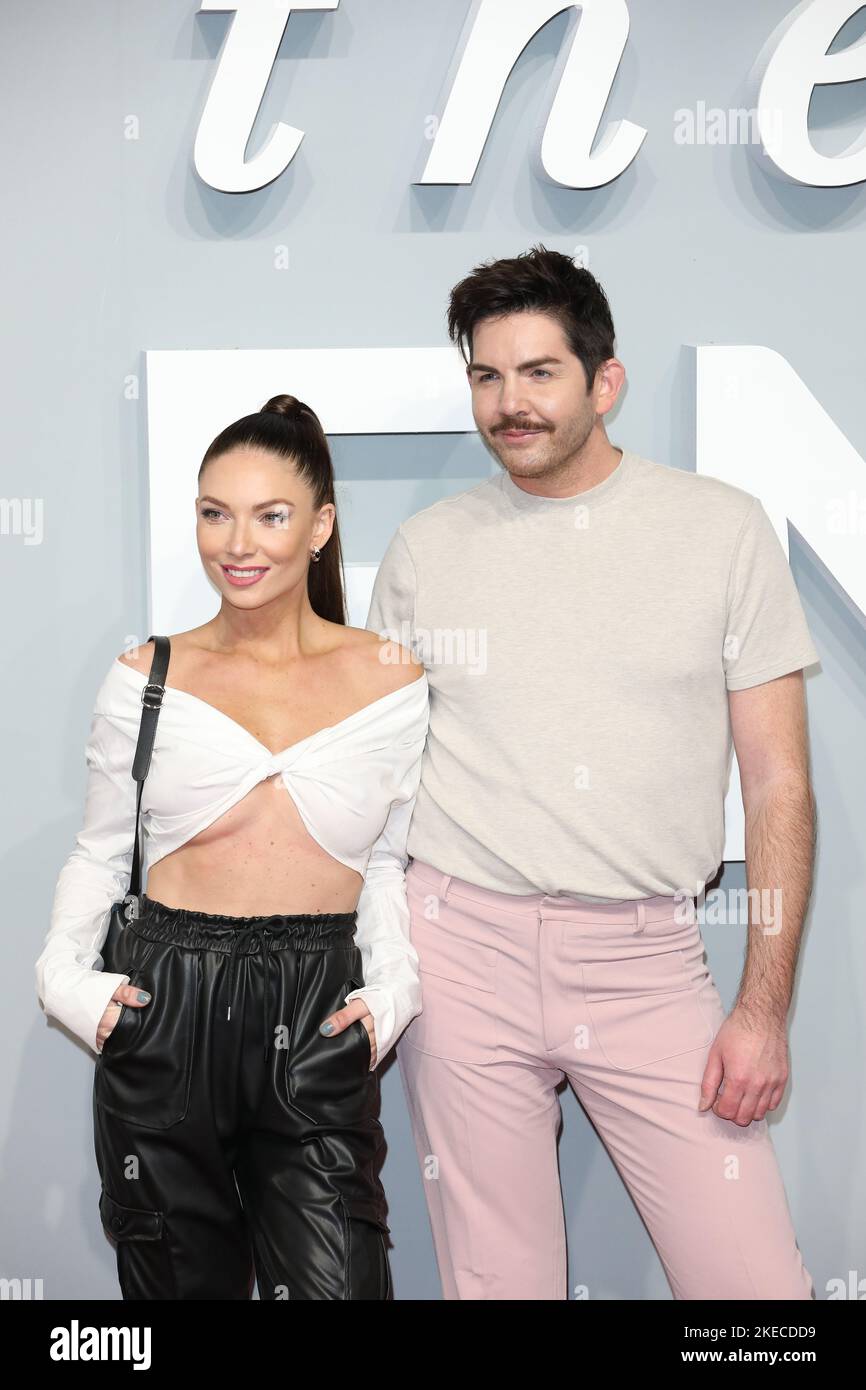 Scott McGlynn and April Banbury attend the UK Premiere of "The Menu" at ...