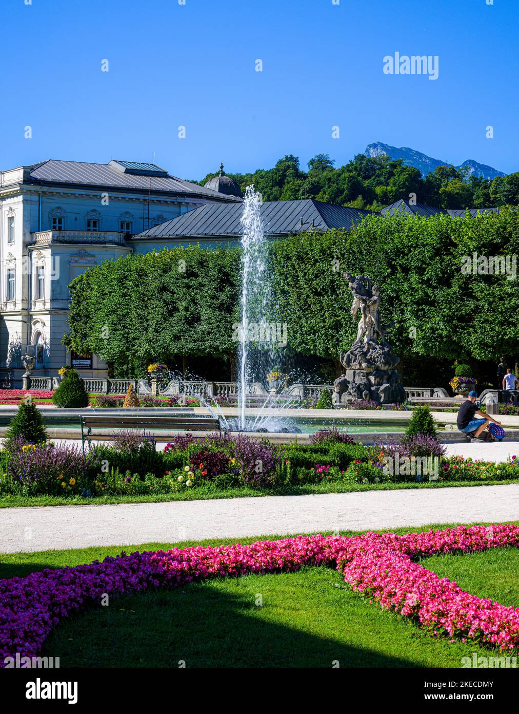 the four elements fountain also large fountain to see in Mirabell ...