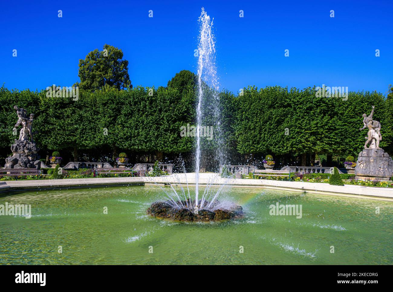 the four elements fountain also large fountain to see in Mirabell ...