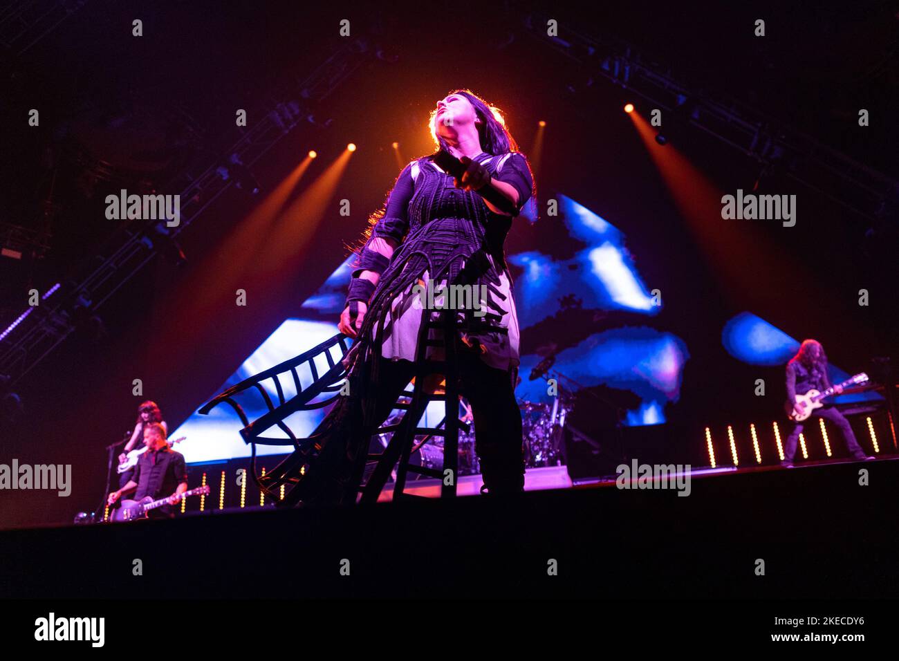 Milano, Italy. 10th Nov, 2022. Amy Lee of American rock band ...