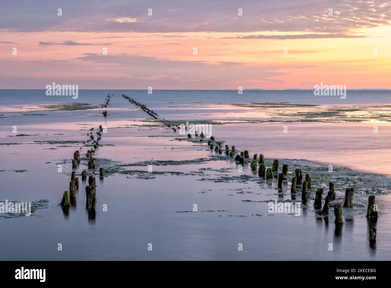 The Wadden Sea near Römö Dam in Denmark Stock Photo - Alamy