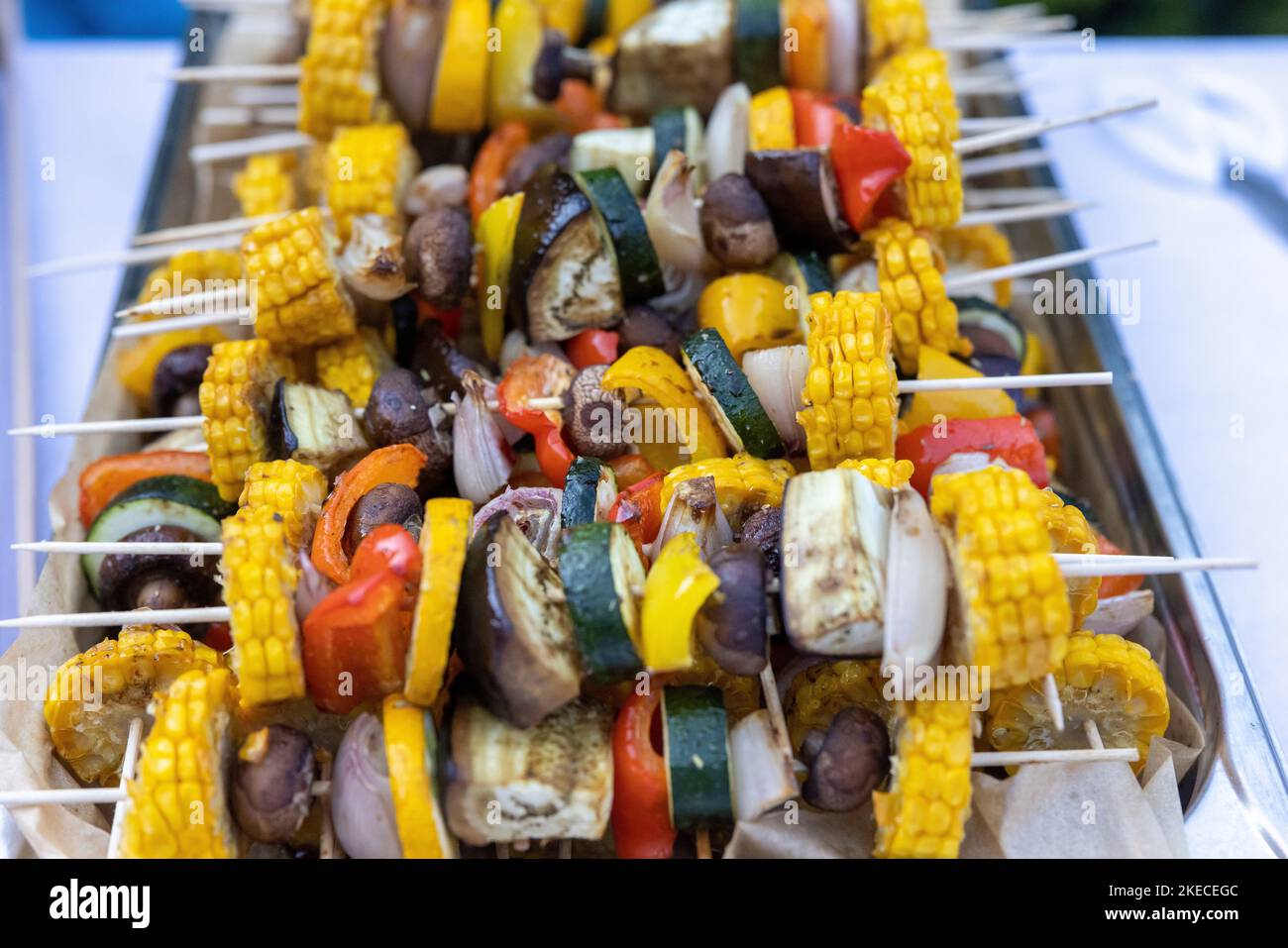 Large gas grill for an event in the restaurant Stock Photo - Alamy