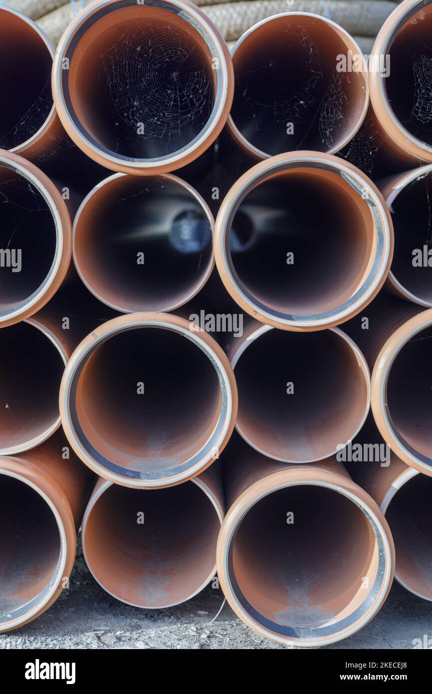 Vertical shot metal pipes hi-res stock photography and images - Alamy